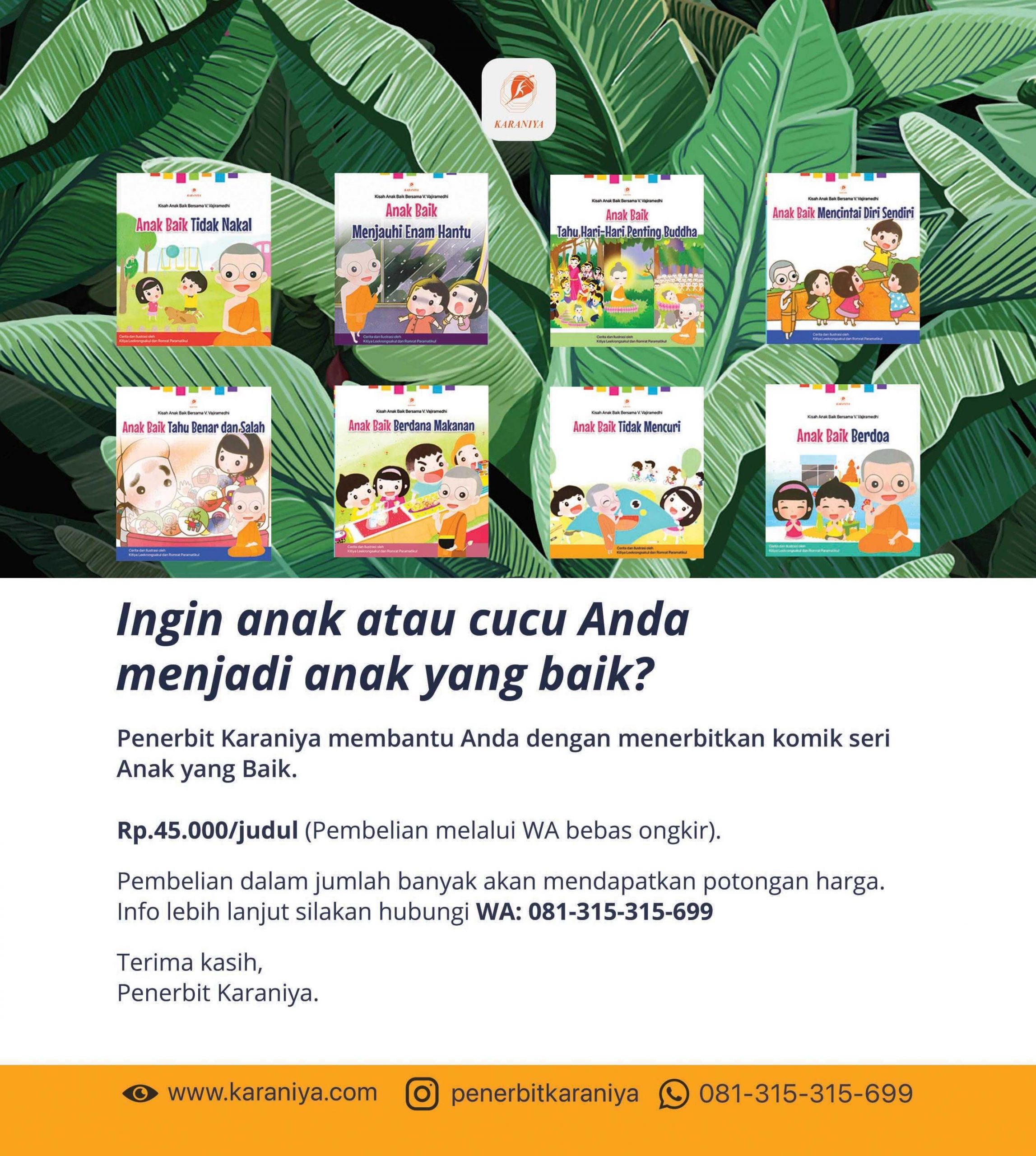 Ingin anak atau cucu Anda menjadi anak yang baik? - Diandharma.org